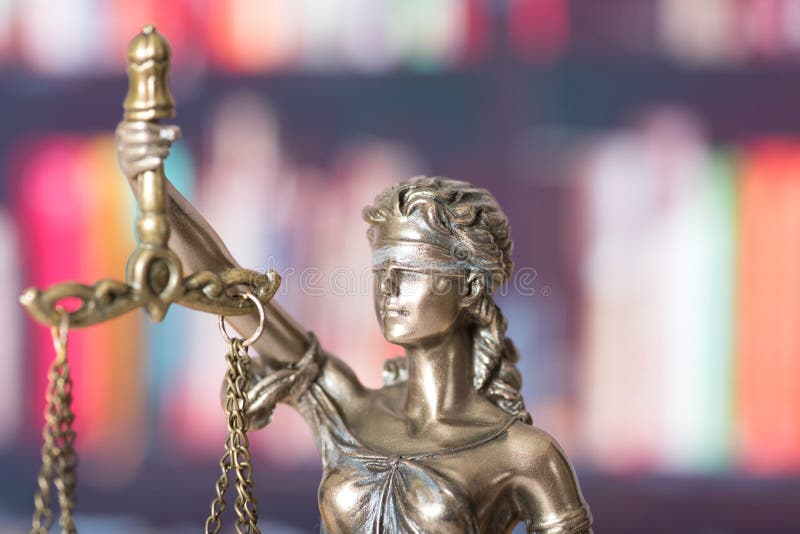 Figure of the Lady Justice Goddess of Justice Stock Photo - Image of ...