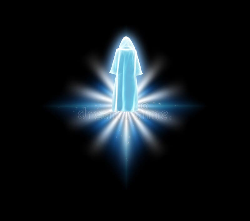 Figure of Light stock illustration. Illustration of jesus - 13577110