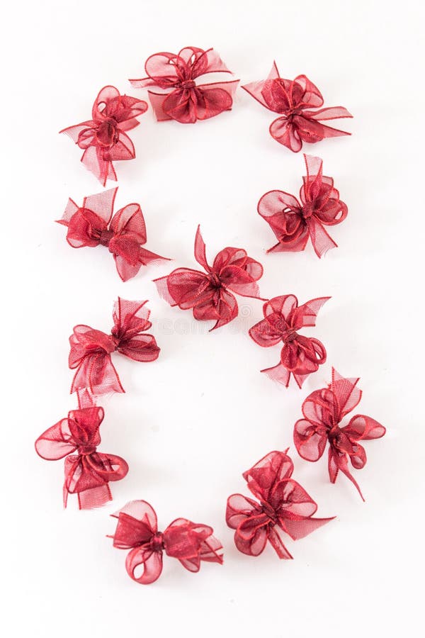 Figure 8 Made Small Ribbons Stock Photos - Free & Royalty-Free Stock ...