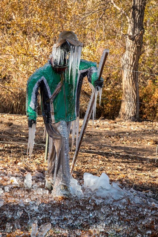 Frozen Man 1 stock image. Image of sculpture, frozen - 228974311