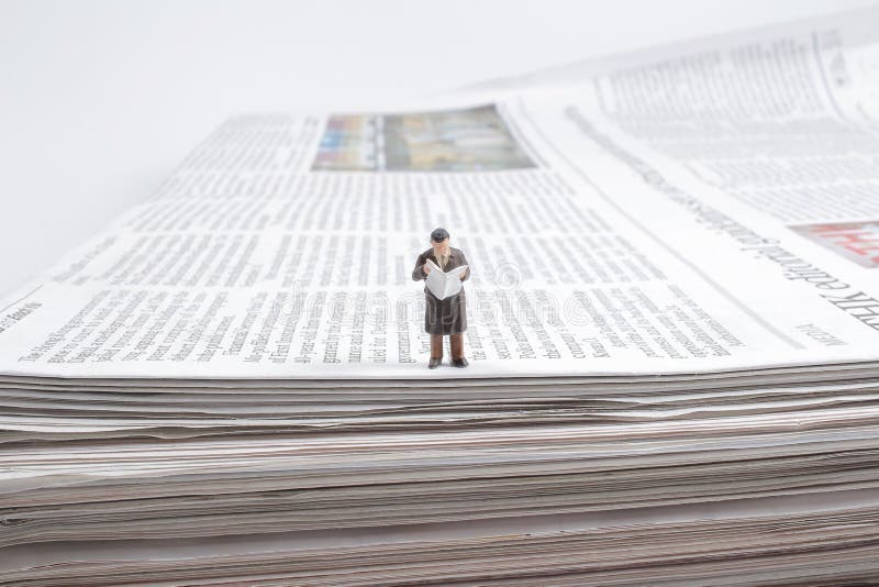 Big Size Newspaper, Magazine Clippings Alphabet Stock Photo - Image of ...