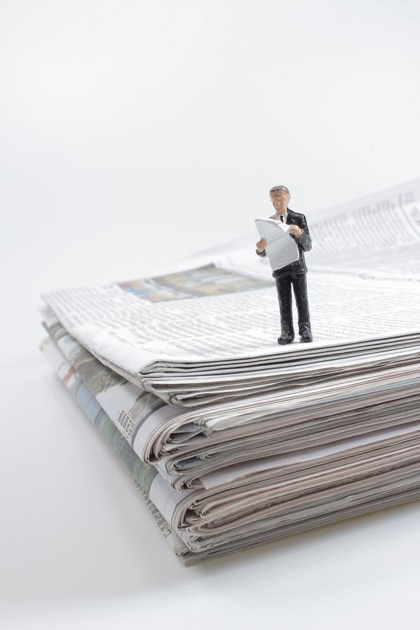 Big Size Newspaper, Magazine Clippings Alphabet Stock Photo - Image of ...