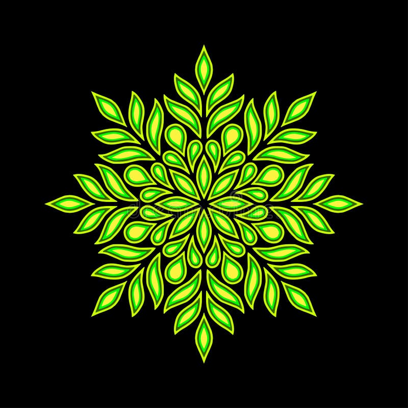 Figure Mandala Color Doodle Sketch Stock Illustration - Illustration of ...