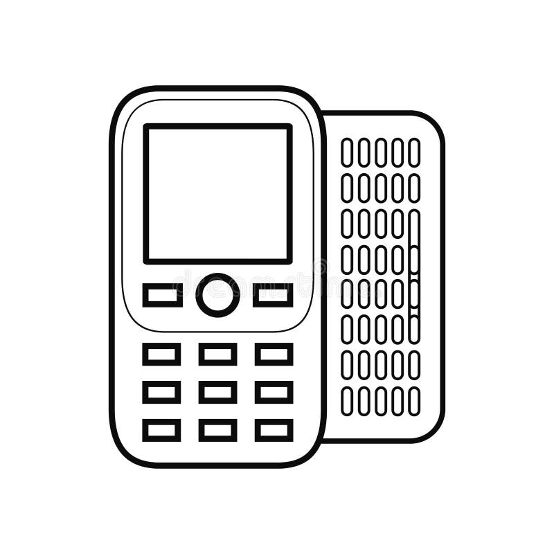 Man with Phone Icon Set, Stick Figure People Take Selfie and Speak by ...