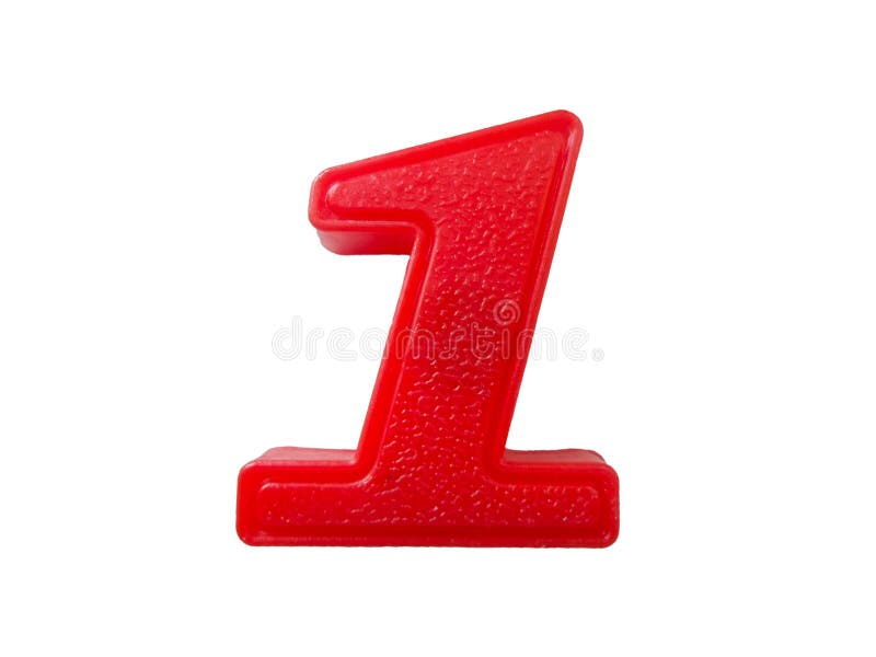 Figure one isolated stock photo. Image of color, alphabet - 87584670