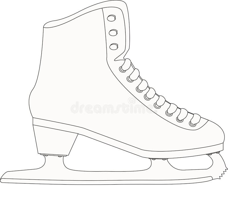 Figure patin illustration stock. Illustration du lame - 83231996