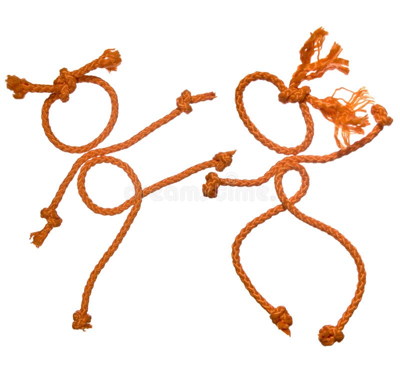 Figure of the People from Rope Stock Photo - Image of knot, dance: 7496672