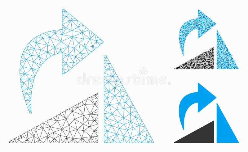 Figure Rotation CW Vector Mesh Carcass Model and Triangle Mosaic Icon ... Figure Rotation CW Vector Mesh Carcass Model and Triangle Mosaic Icon ...