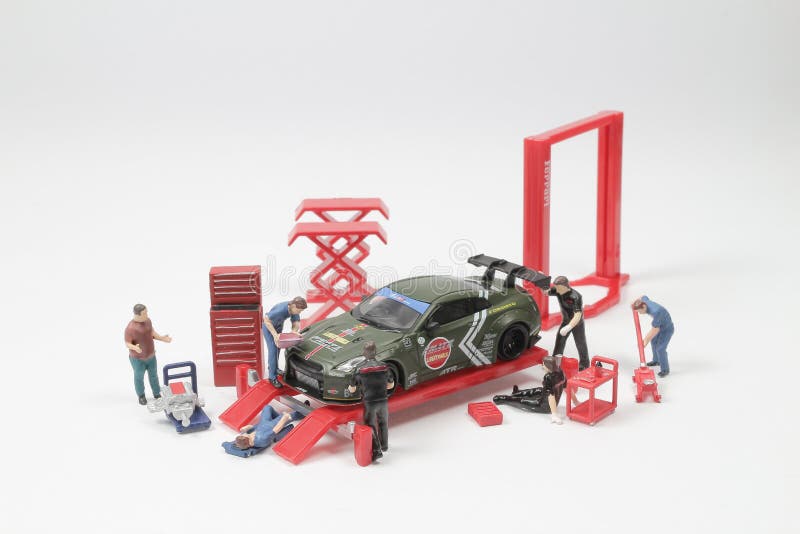 A Figure of Services Car Engine Machine Concept Editorial Stock Photo ...