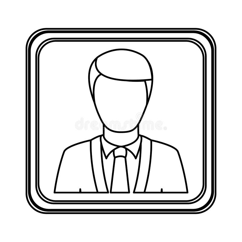 Figure Silver Emblem Technical Support Man Assistant Stock Illustration ...