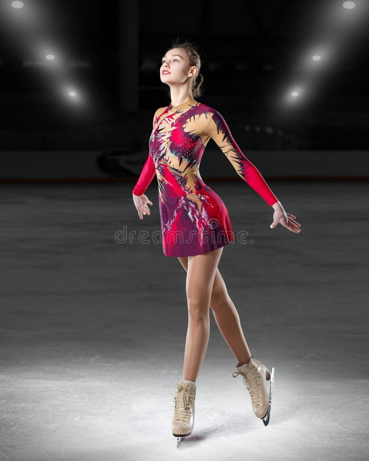 Figure skate on ice stock image. Image of sofia, skater - 108938251