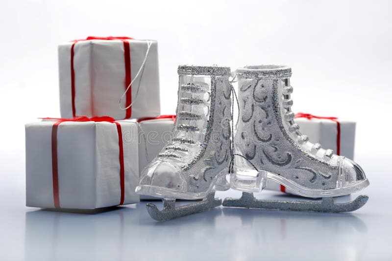 Figure skates stock photo. Image of santa, sports, elements - 514842