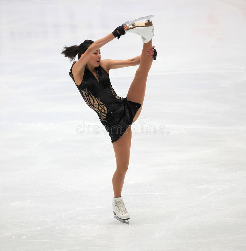 Figure Skating spin editorial image. Image of japanese - 16869295