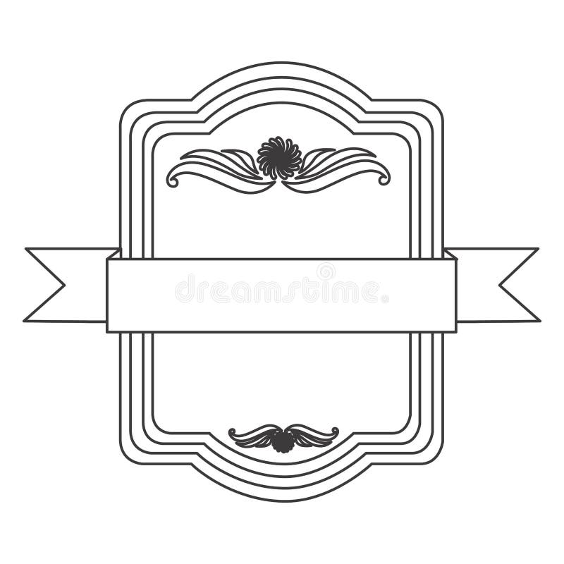 Figure square emblem icon stock illustration. Illustration of elegant ...