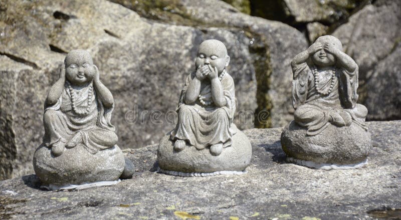 Figure in Stone of Japan stock photo. Image of culture - 317782922