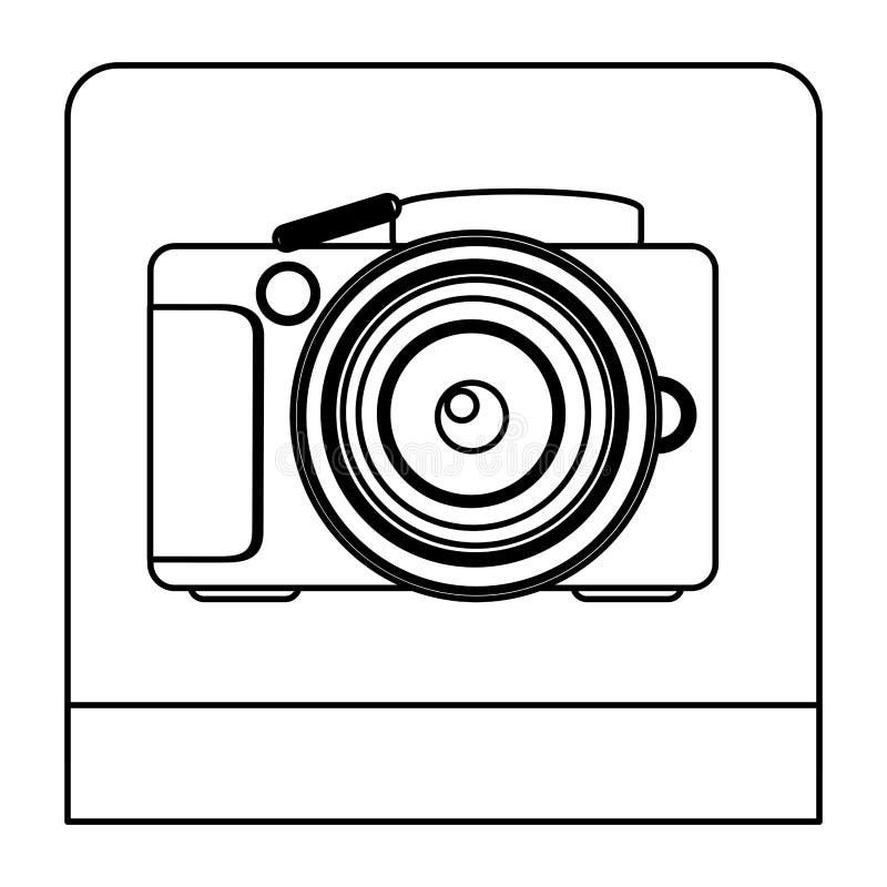 Figure Studio Professional Camera Icon Stock Illustration ...