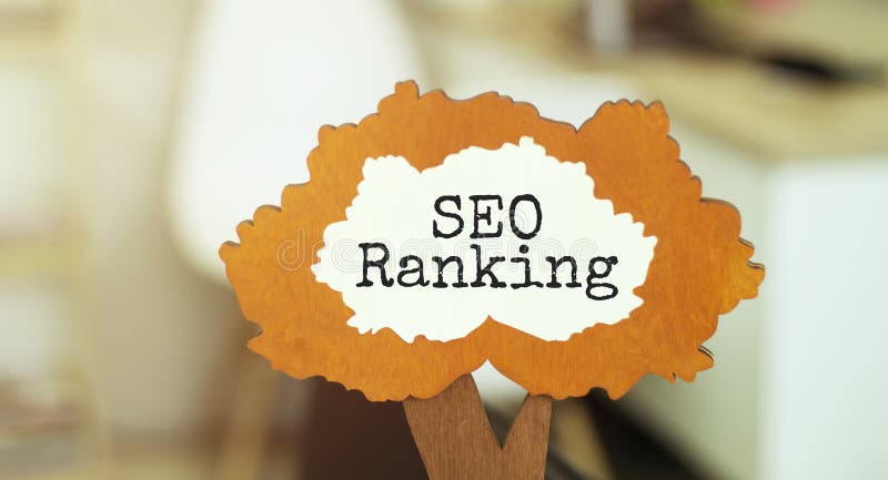 Figure of a Tree with Text SEO RANKING Inside the Foliage. Business ...