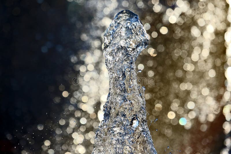 Figure from the Water Fountain Stock Photo - Image of humidity, drop ...