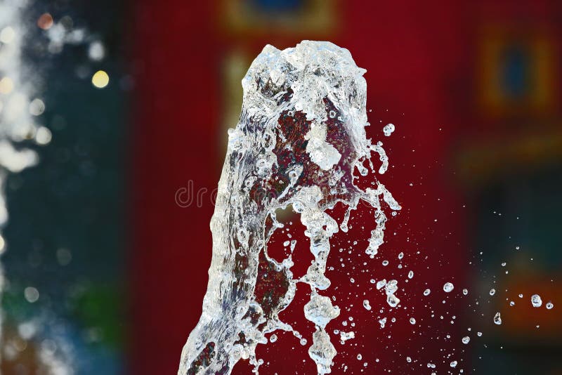 Figure from the Water Fountain Stock Photo - Image of nature, life ...