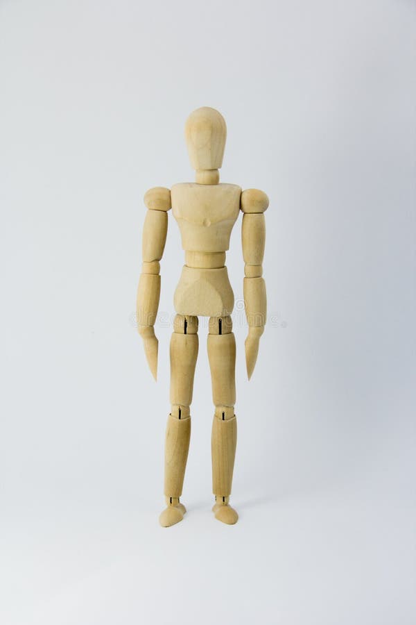 Figure wooden front view stock photo. Image of dolls - 61464110