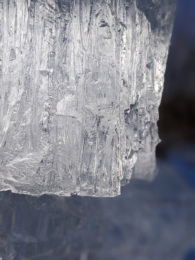 Figured Blocks of Broken Ice Floe. Winter Decorative Elements for ...