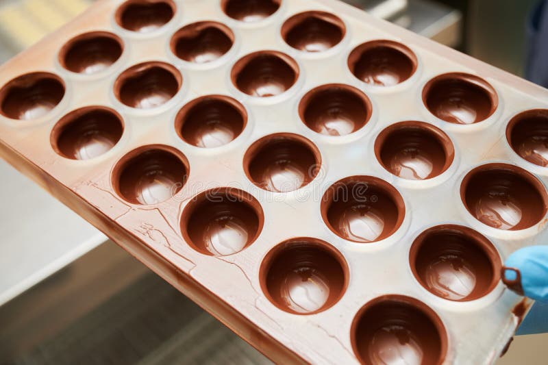 Figured Molds for Small-scale Production of Chocolate Sweets Against ...