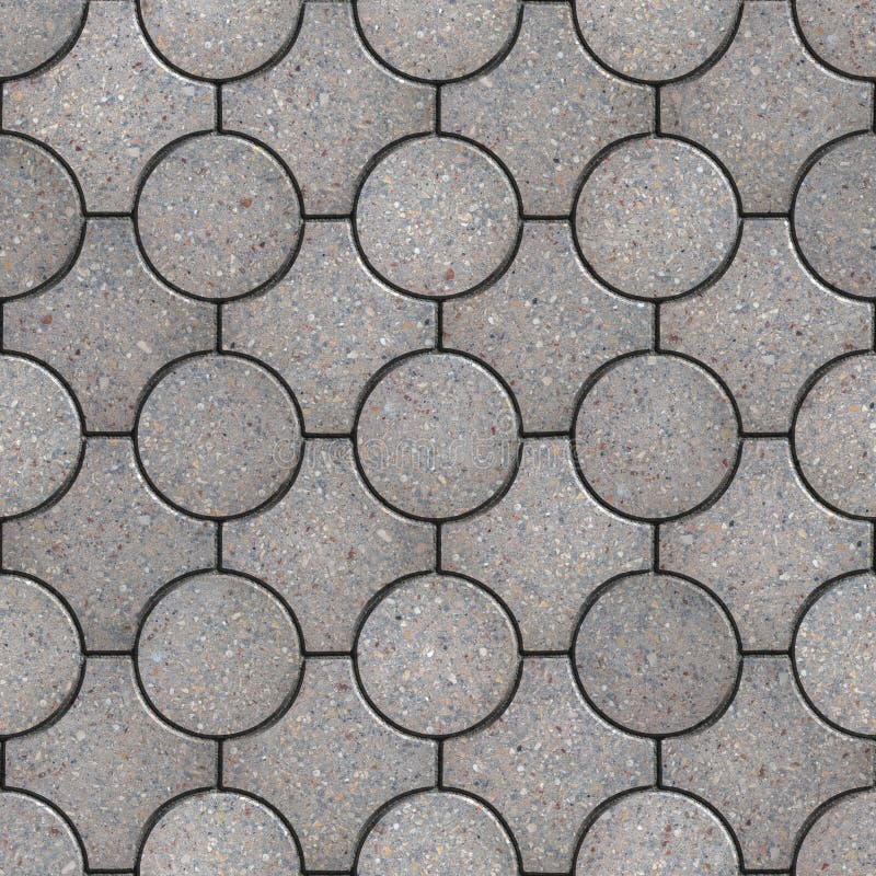 Figured Pavement. Seamless Tileable Texture. Stock Image - Image of ...