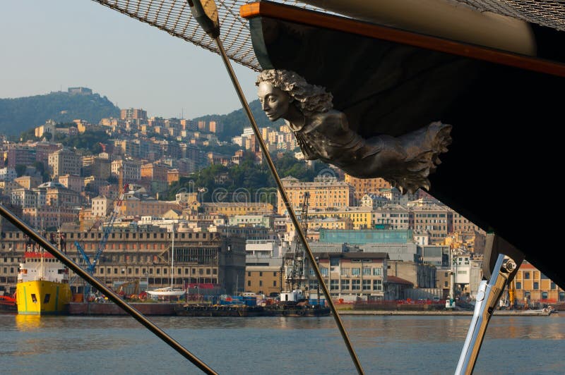 Figurehead stock image. Image of boat, vintage, harbor - 156655909