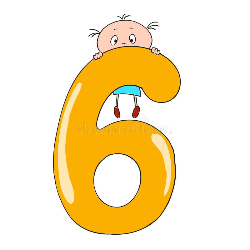 Figures and Children. Cartoon Illustration. Characters Doodle. Six ...