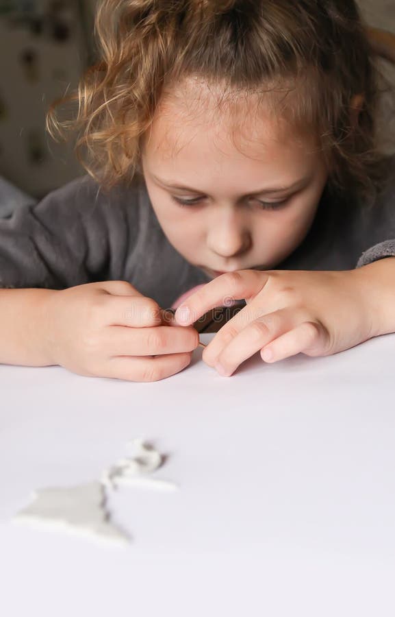 Figures Creation from Modeling Clay. Creative Activities in the Process ...