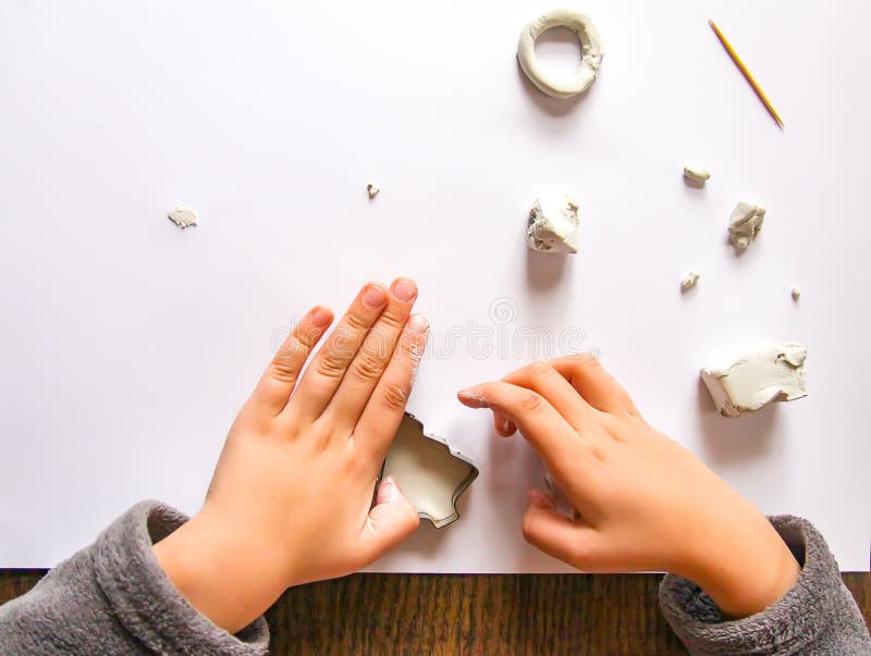 Figures Creation from Modeling Clay. Creative Activities in the Process ...