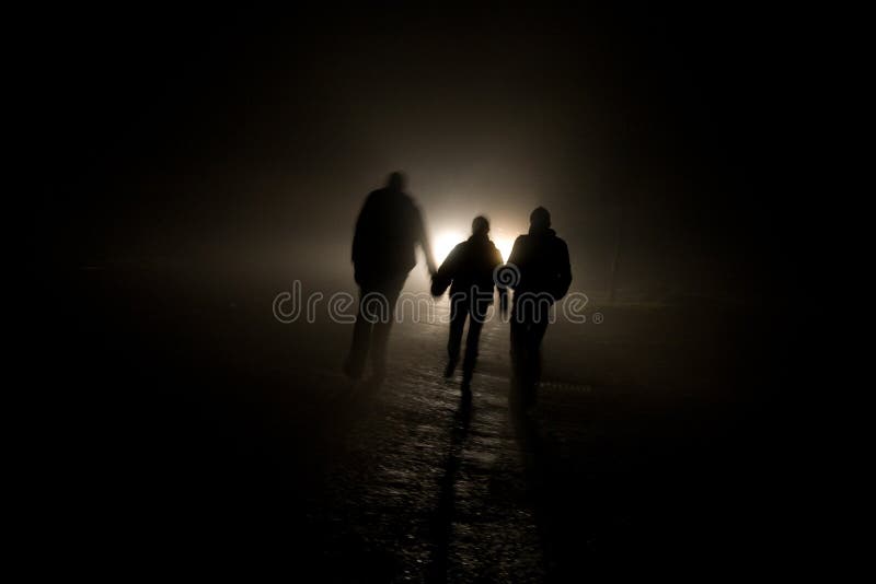 Figures in the Dark stock image. Image of figures, dark - 11646955
