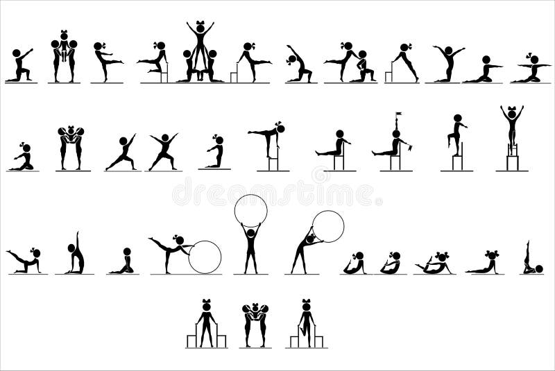 The Figures of Humans this is Set Stock Vector - Illustration of figure ...