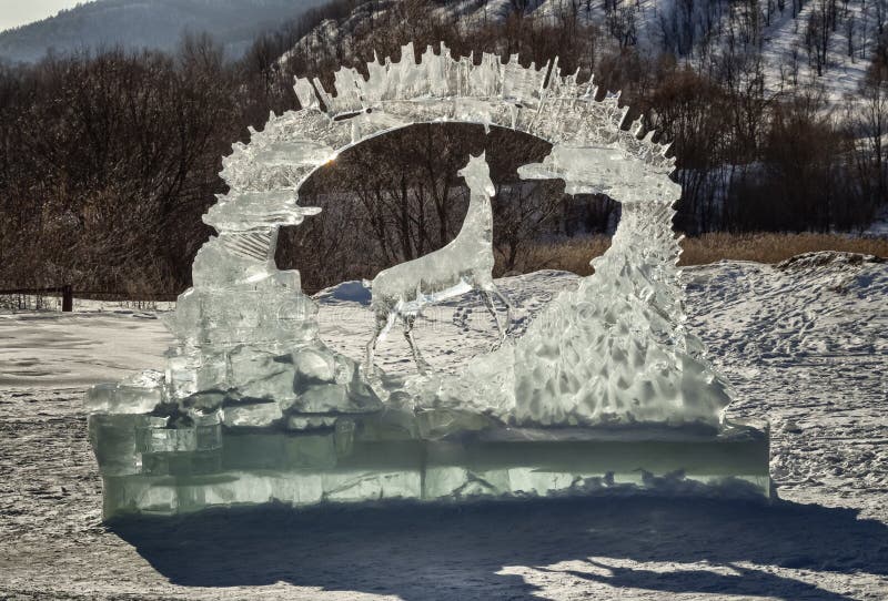 Figures from ice stock photo. Image of figures, master - 214878494