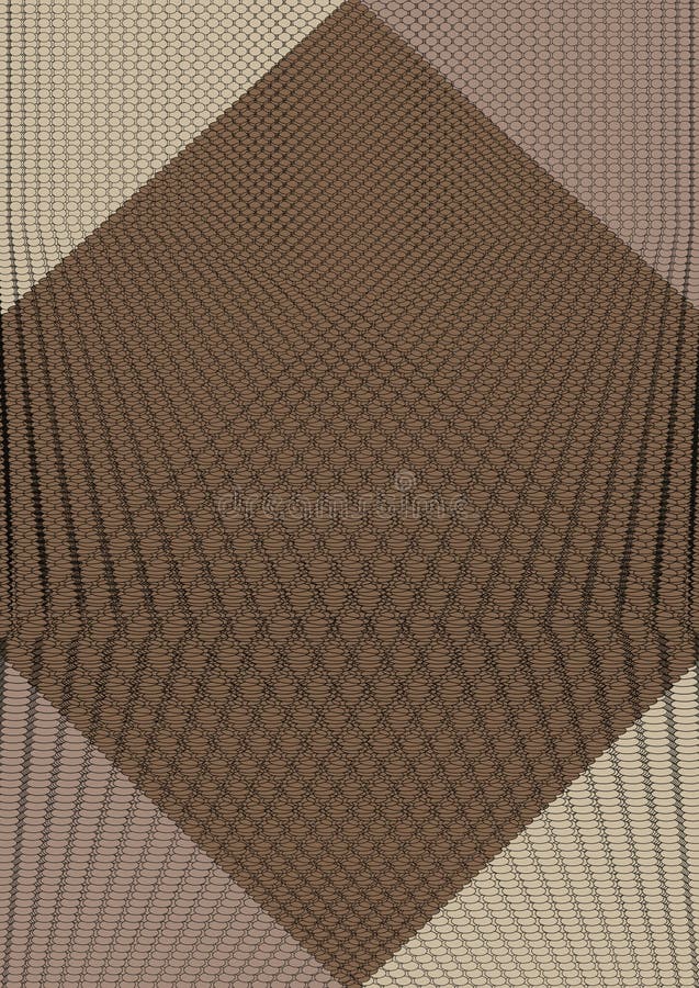 Abstract Figures from Many Small Circles of Different Colors. Stock ...