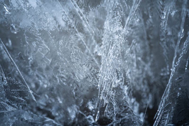 Figures Made of Fragile Transparent Ice. Concept: Fragile, Sharp ...