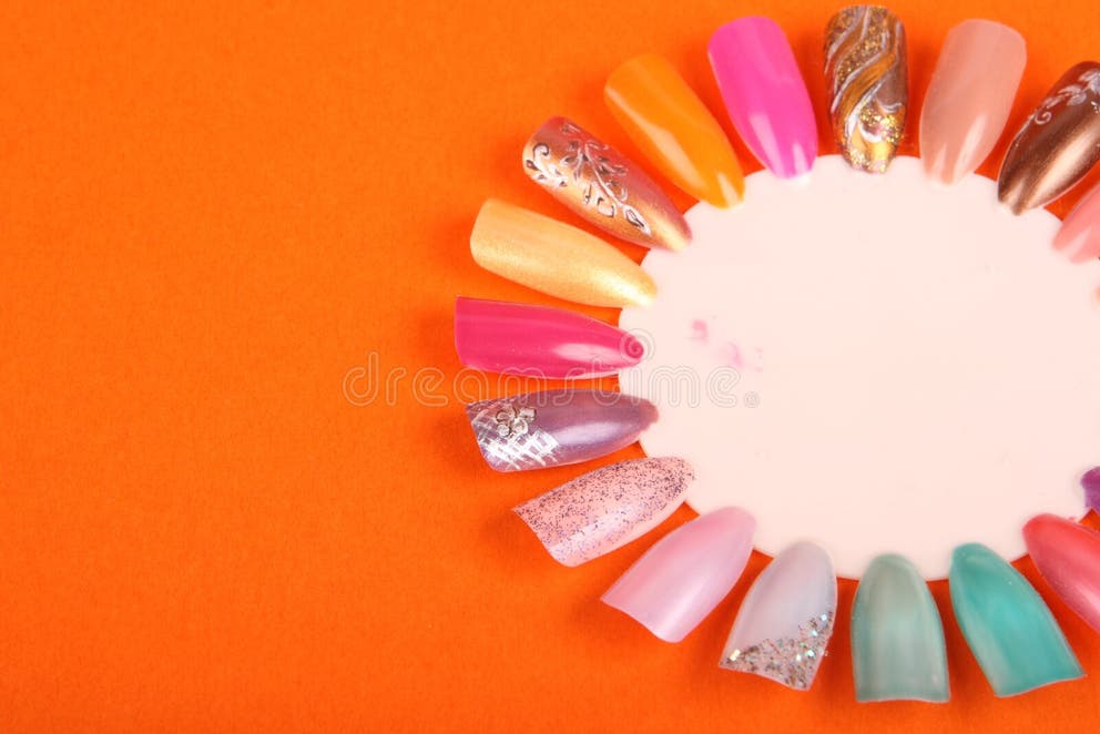 Figures on nails stock photo. Image of women, nail, manicure - 4129264