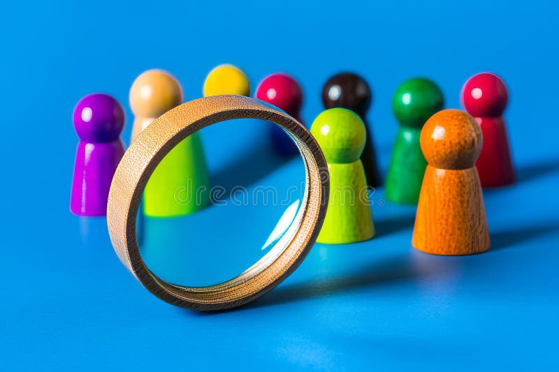 Figures of People in Various Colors, Formed As Question Marks, are ...