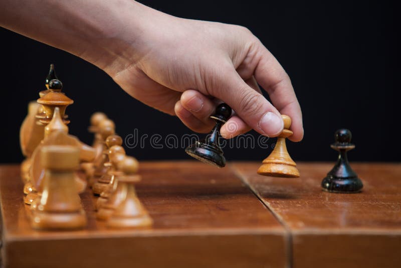 Pawn move stock photo. Image of horse, rivalry, strategy - 30258670