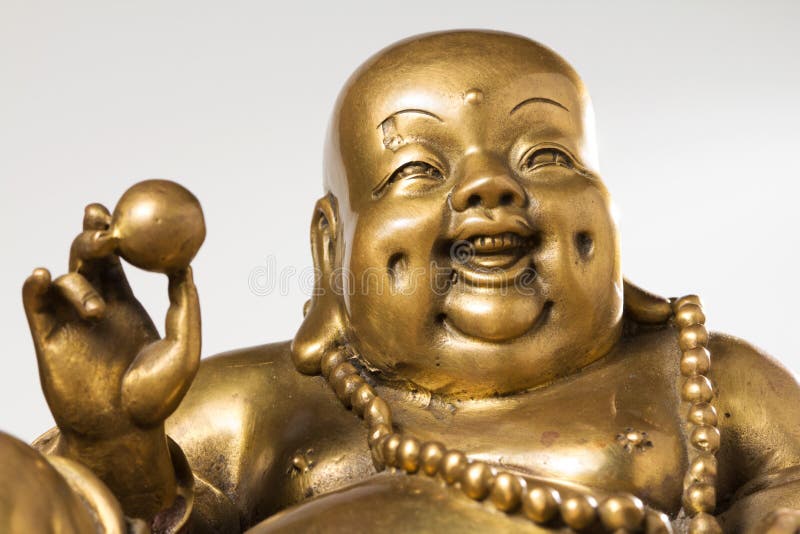 Figurine Cheerful Hotei stock image. Image of fashioned - 18361747