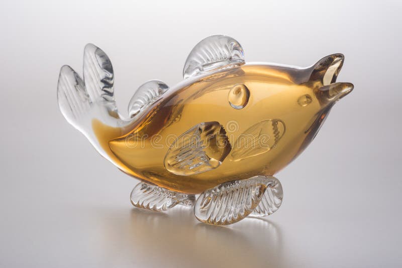 Goldfish in glass stock image. Image of aquarium, loneliness - 2727737