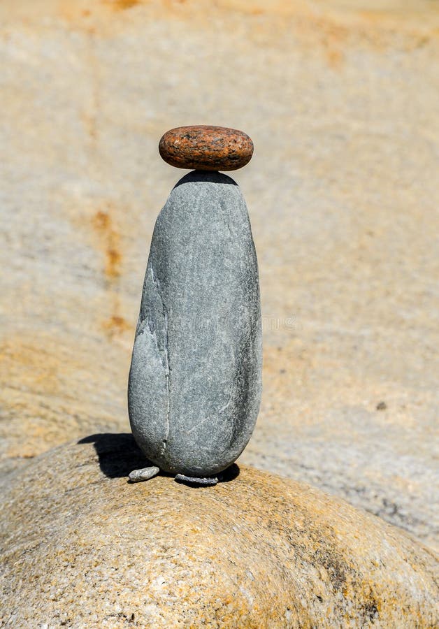 Figurine Made of Small Stones Stock Image - Image of core, sign: 97807851
