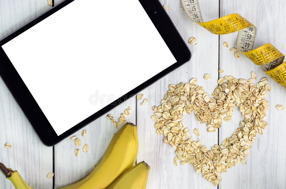 Fije a La Manera De Vida Correcta Imagen de archivo - Imagen de yogur ...