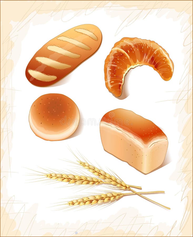 Panes Ilustraciones Stock, Vectores, Y Clipart – (3,173 Ilustraciones ...