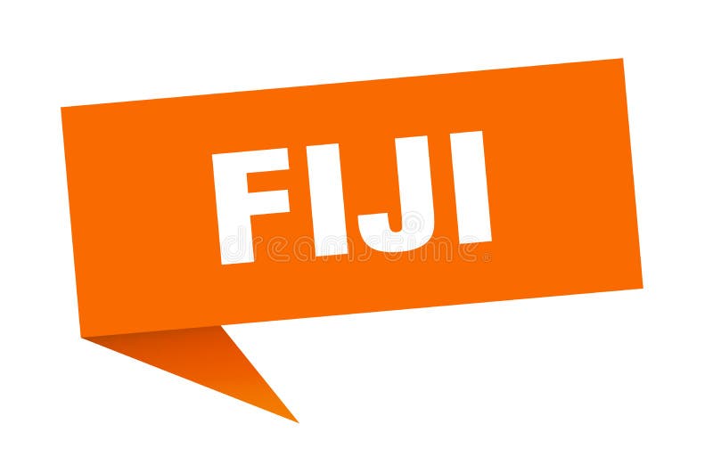 Fiji Sticker. Fiji Signpost Pointer Sign Stock Vector - Illustration of ...
