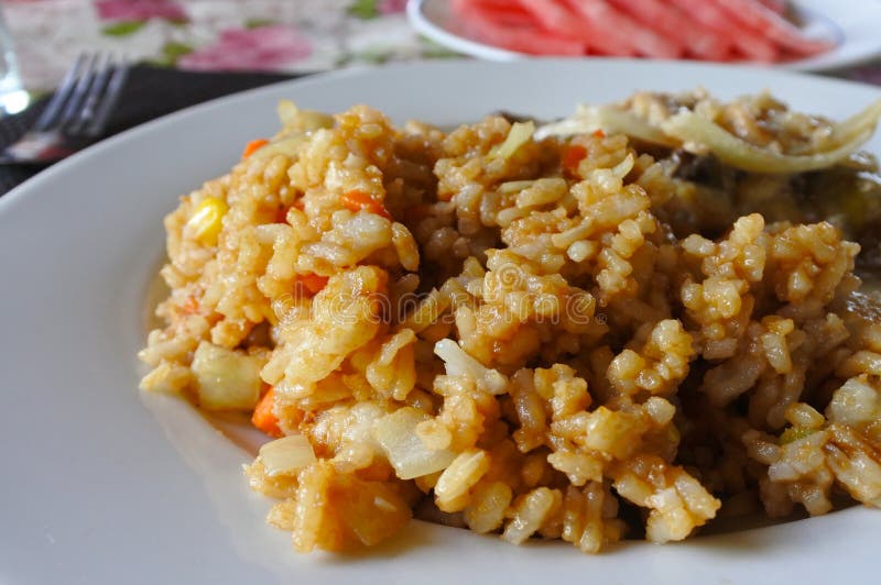 Fijian Rice Dish Served Plate Stock Photos - Free & Royalty-Free Stock ...