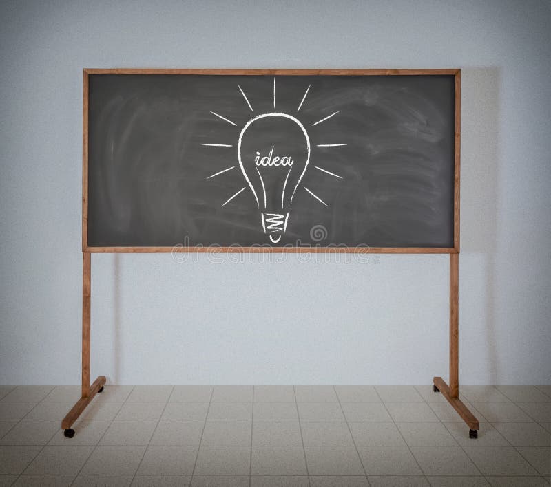 The Filament of the Word Idea Stock Illustration - Illustration of ...