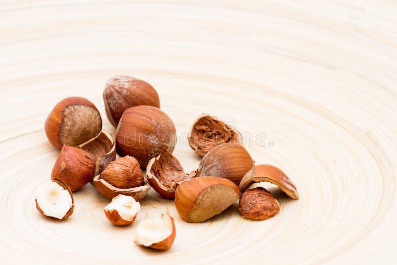 Filbert Nuts on a Dish stock image. Image of healthy - 47786855