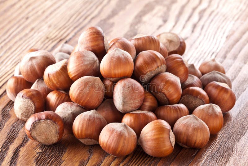 Group of Filberts with Leaves. Stock Photo - Image of ingredient ...