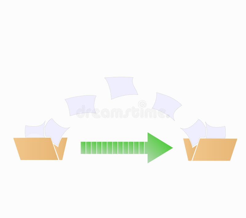 File transfer stock illustration. Illustration of communication - 29733720